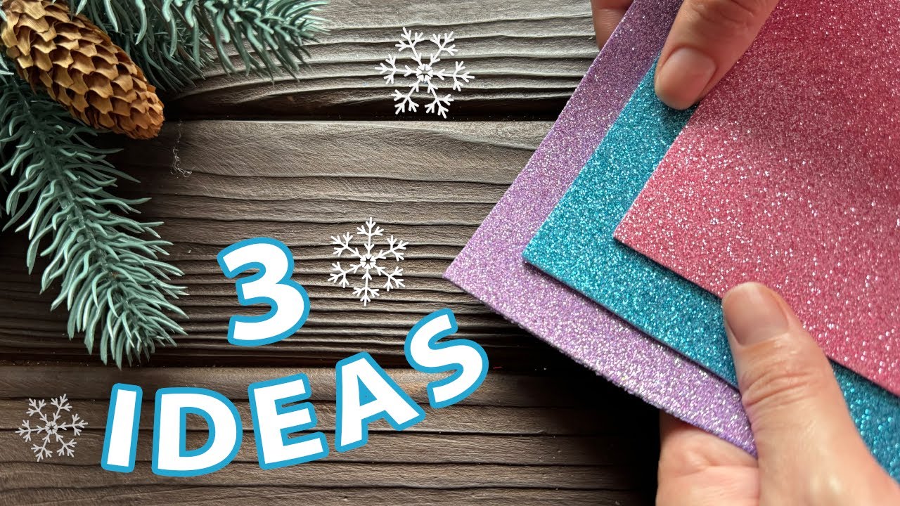 3 Christmas Crafts Ideas Christmas Ornaments Decorations Ideas - YouTube