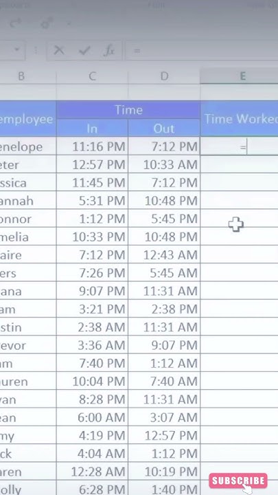 Track Work Hours in Excel: Tips & Tricks #excel #excellifehacks #exceltricks #exceltips # ...
