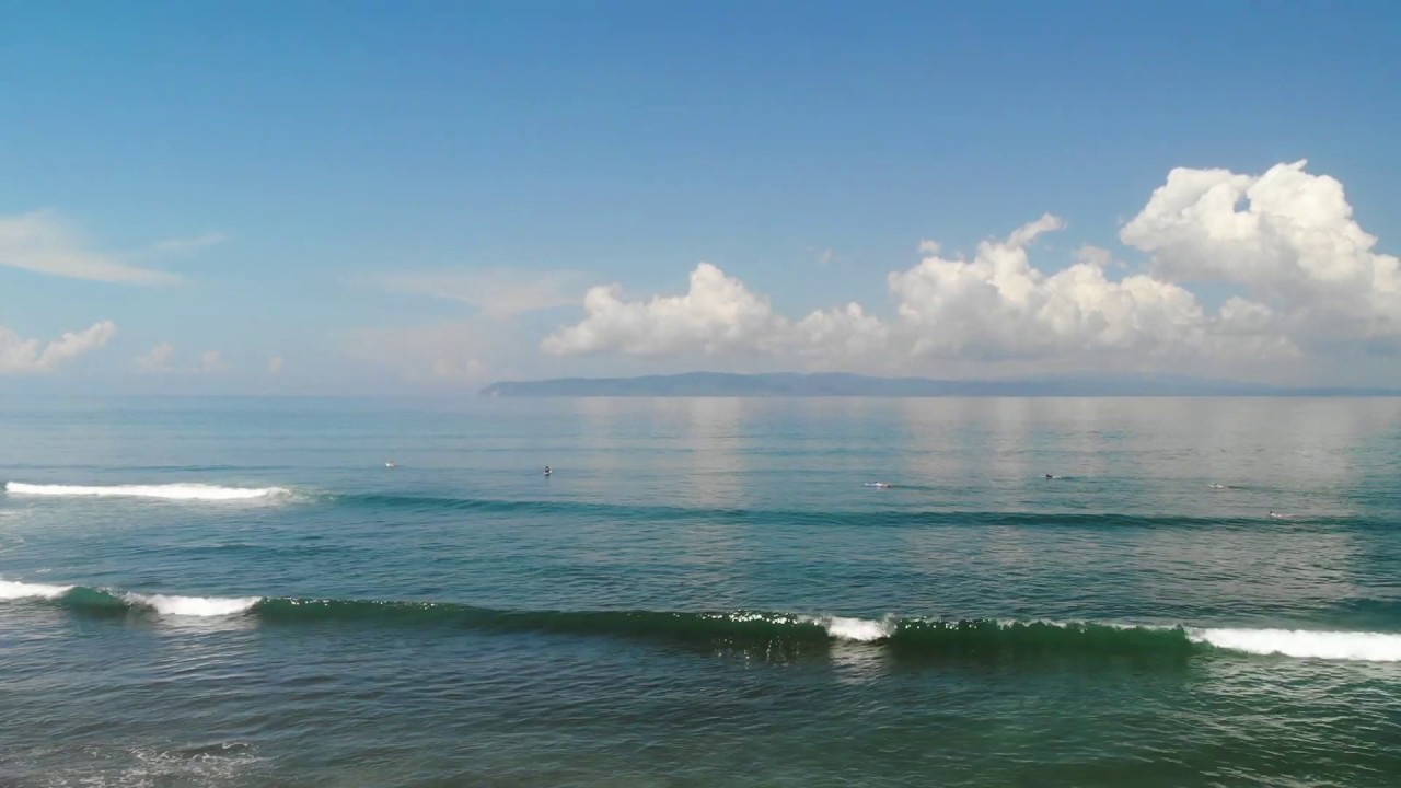 Drone footage - Costa Rica, Playa Pavones, surfing - YouTube