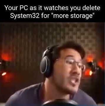 Deleting system 32 be like: - YouTube
