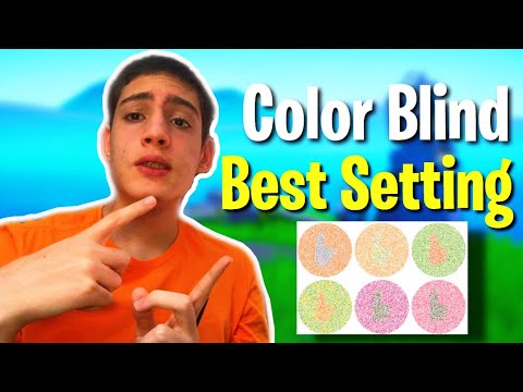 *NEW* Best Color Blind Setting For The New Fortnite Season - YouTube