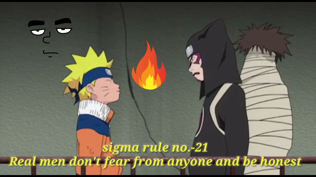 sigma rule |Naruto|🤟|esmart guy - YouTube