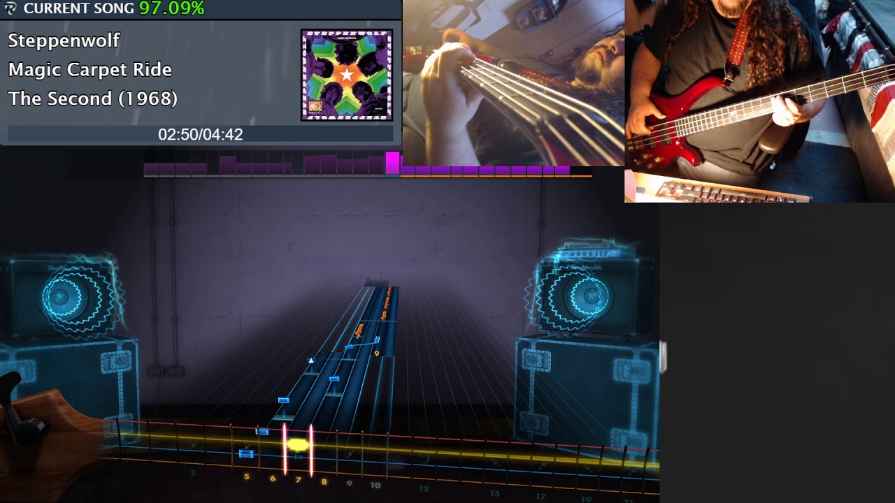 Magic Carpet Ride - Steppenwolf - Rocksmith Bass Sightread - YouTube