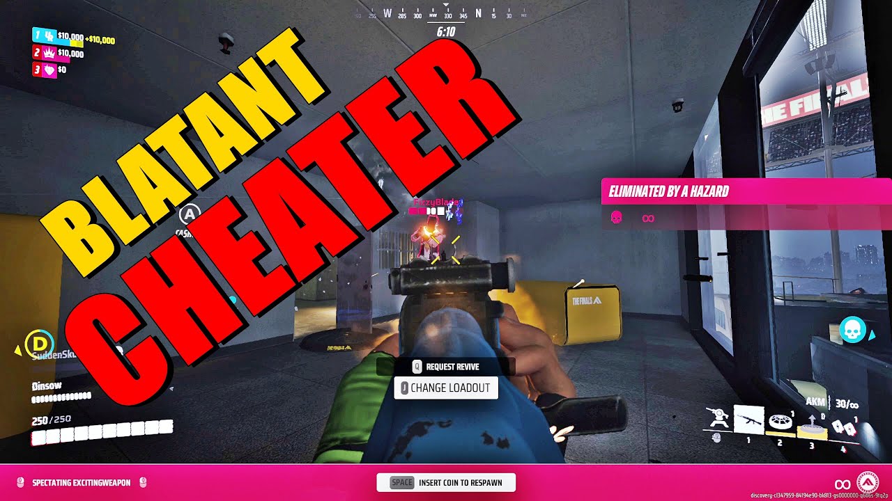 Blatant HACKER Caught in THE FINALS | CHEATER Alert - YouTube
