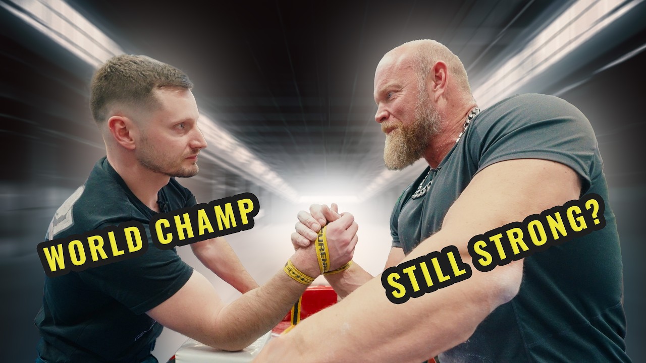 Can he Keep Up with a World Champion Arm wrestler? - YouTube