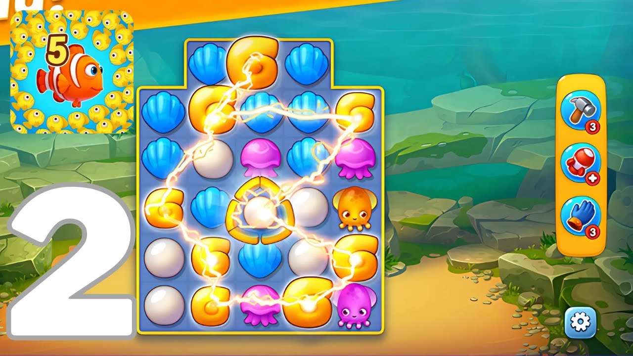 Fishdom - Challenging Match 3 Levels - Underwater Adventure Gameplay ...