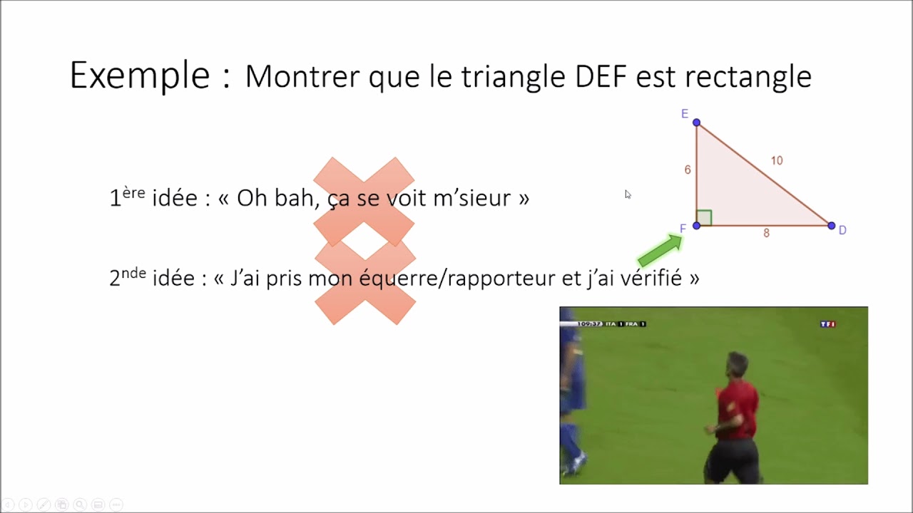 Réciproque du Théorème de Pythagore (4e / 3e) - YouTube