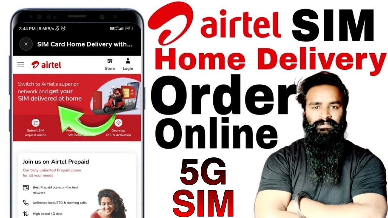 How to Buy Airtel Sim online step by step full process. - YouTube