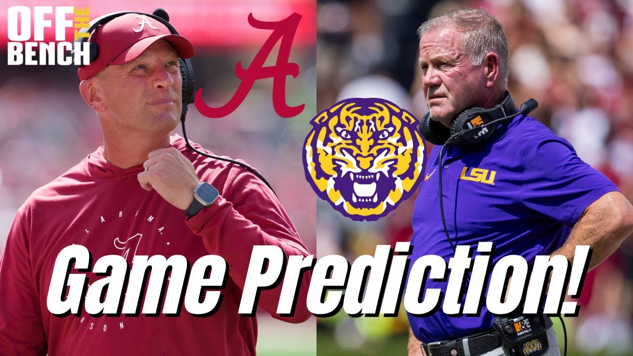 GAME PREDICTION: Will LSU Knock Alabama Out Of CFP Discussion? | Kalen ...