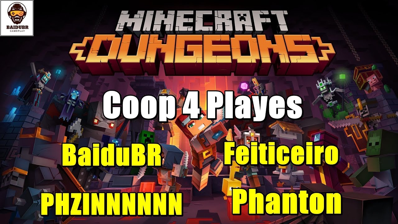 MINECRAFT DUNGEON | COOP 4 PLAYERS - YouTube