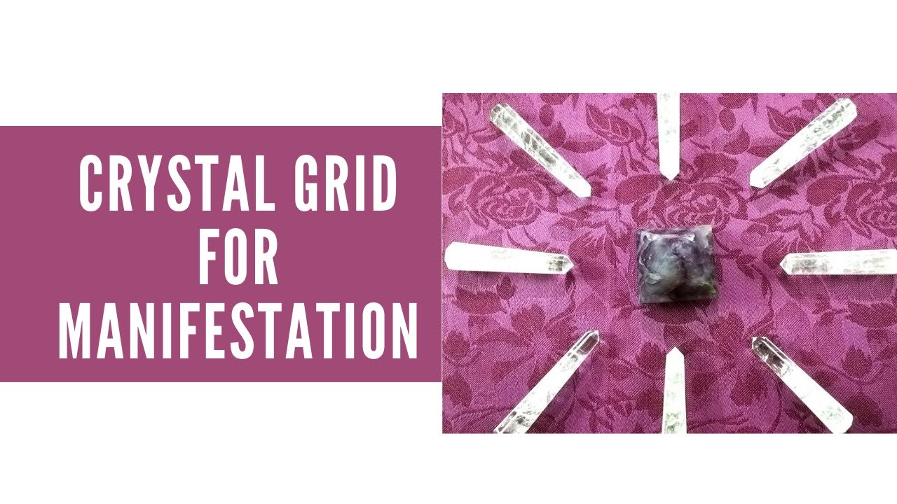 How to make a crystal grid for manifestation | Angels Miracle - YouTube