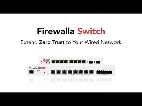 Firewalla Switch X & Switch SE, extending Zero Trust Security to your Wired Firewalla Network (v1.0)