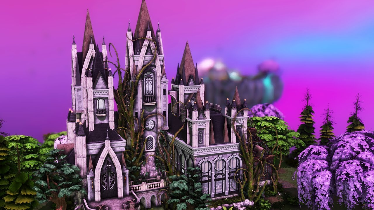 REFORMANDO A ESCOLA DE MAGIA (SEM CP) - The Sims 4 Speed Build - YouTube