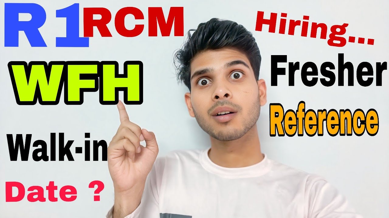 Mega Walk-in Drive R1 RCM 2025 | Work From Home Jobs | R1 RCM | How to Join R1 RCM - YouTube