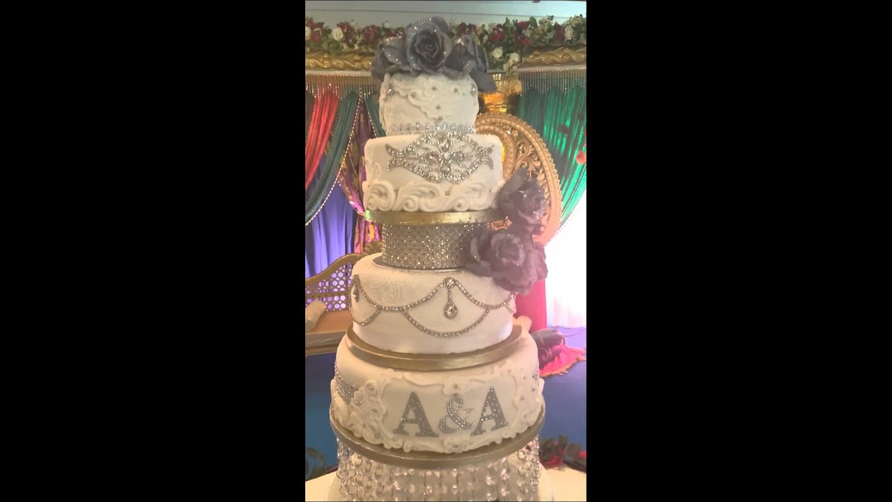 Indian Bling Wedding Cake by KEEKjes.nl - YouTube