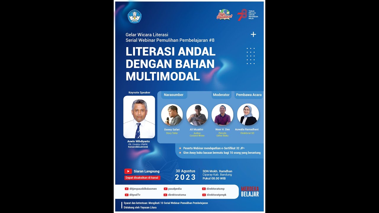Webinar Series Pemulihan Pembelajaran #8: Literasi Andal dengan Bahan ...