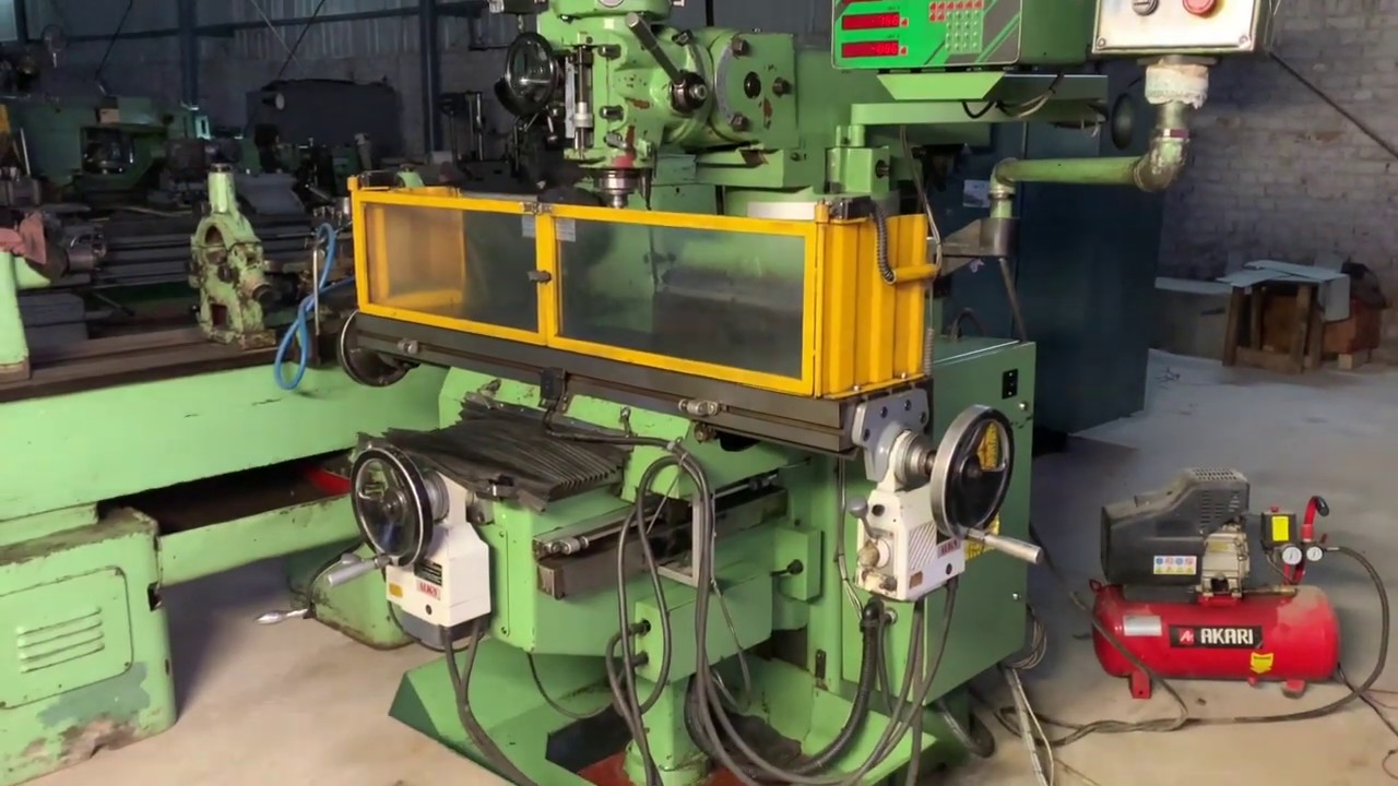 Vertical Milling Machine - Phoebus 4VS - YouTube