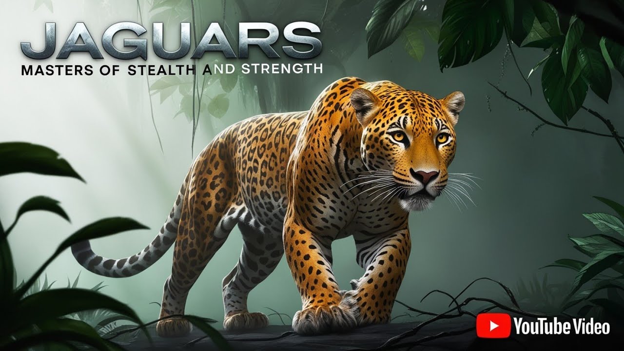 🐆 Jaguars: Masters of Stealth and Strength 🌿🌊#Jaguars #WildlifeFacts # ...