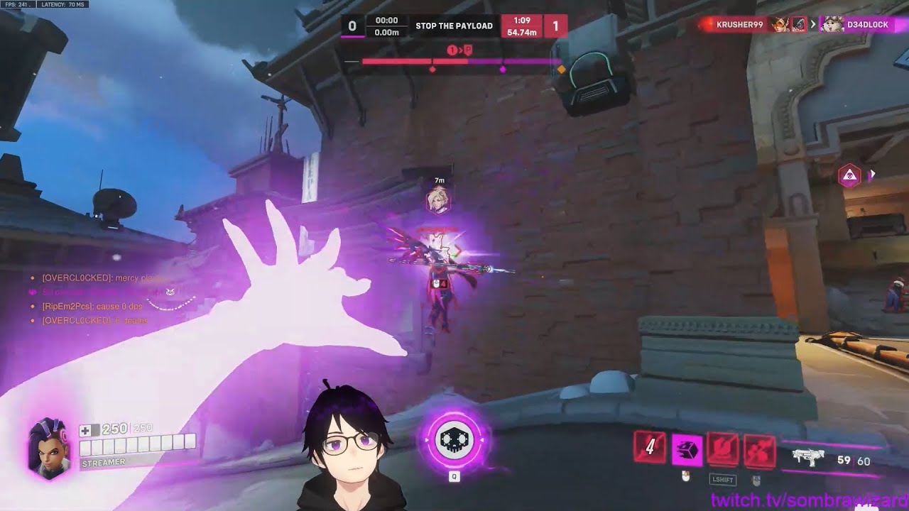 Sombra One Trick Sombrawizard Sombra Overwatch 2 Season 10 Gameplay