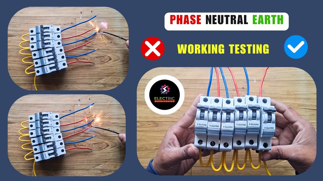 How to Check the Working of Vguard MCB. Vguard MCB Tripping Testing ...