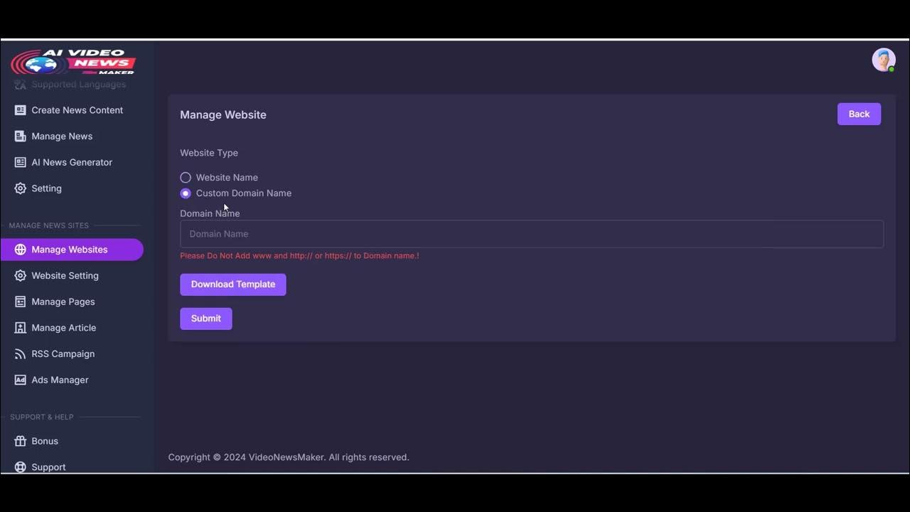 VideoNewsMaker - How to create news site - YouTube