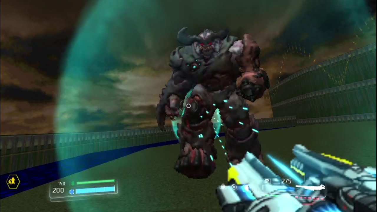 DoomSlayer vs Cyberdemon but in Doom 1993 / Embers of Armageddon mod ...