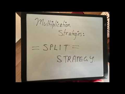 Multiplication: Split Strategy - YouTube