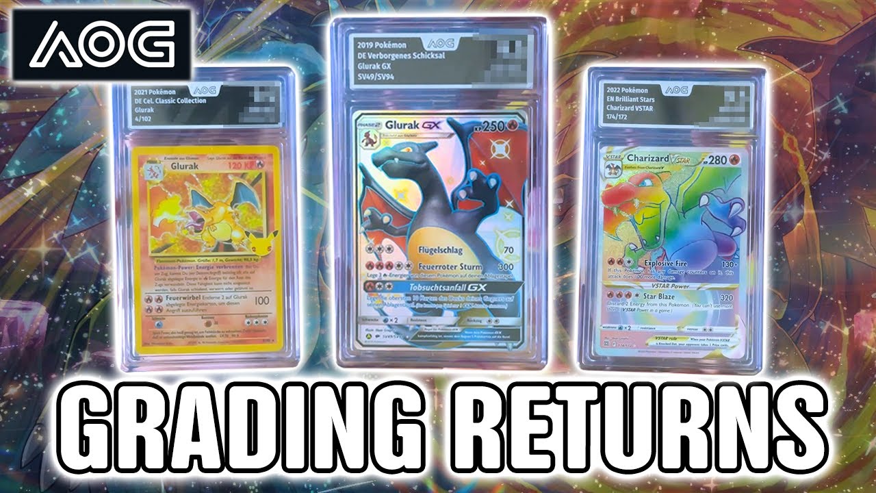 Glurak Grading Returns 🔥| AOG Grading Returns | Charizard Grading Returns - YouTube