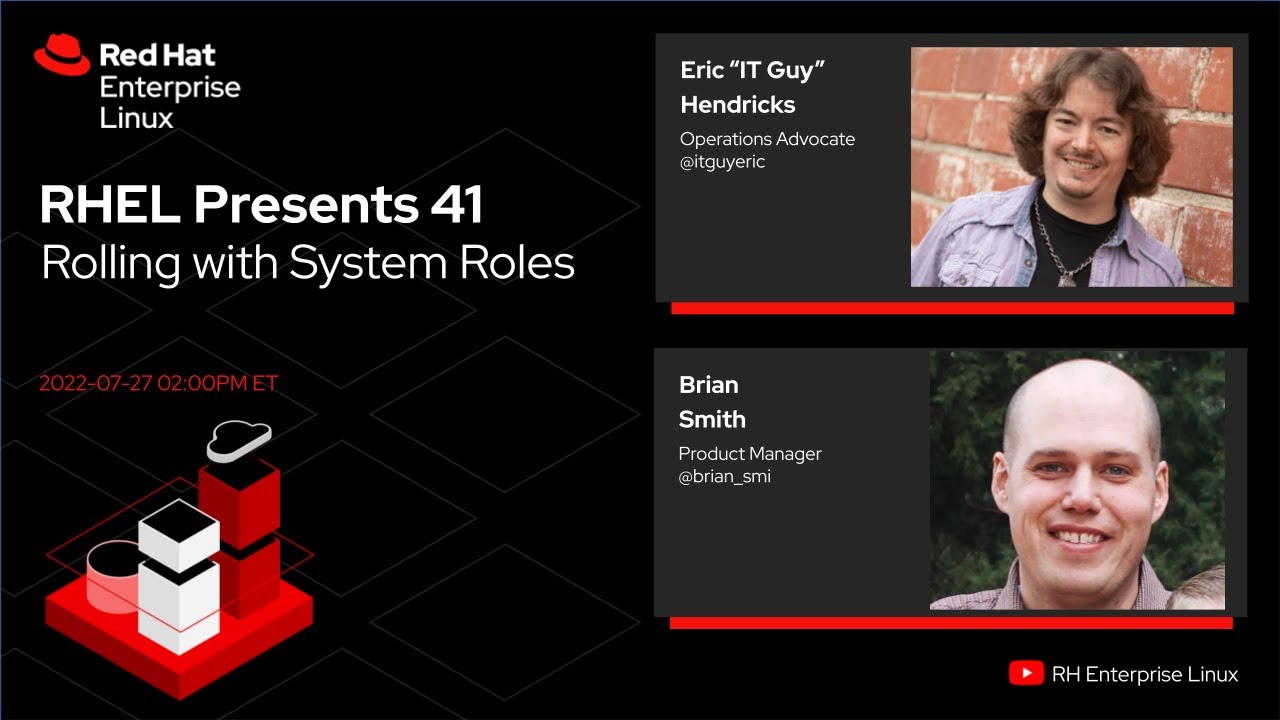 Rolling with System Roles | Red Hat Enterprise Linux Presents 41 - YouTube