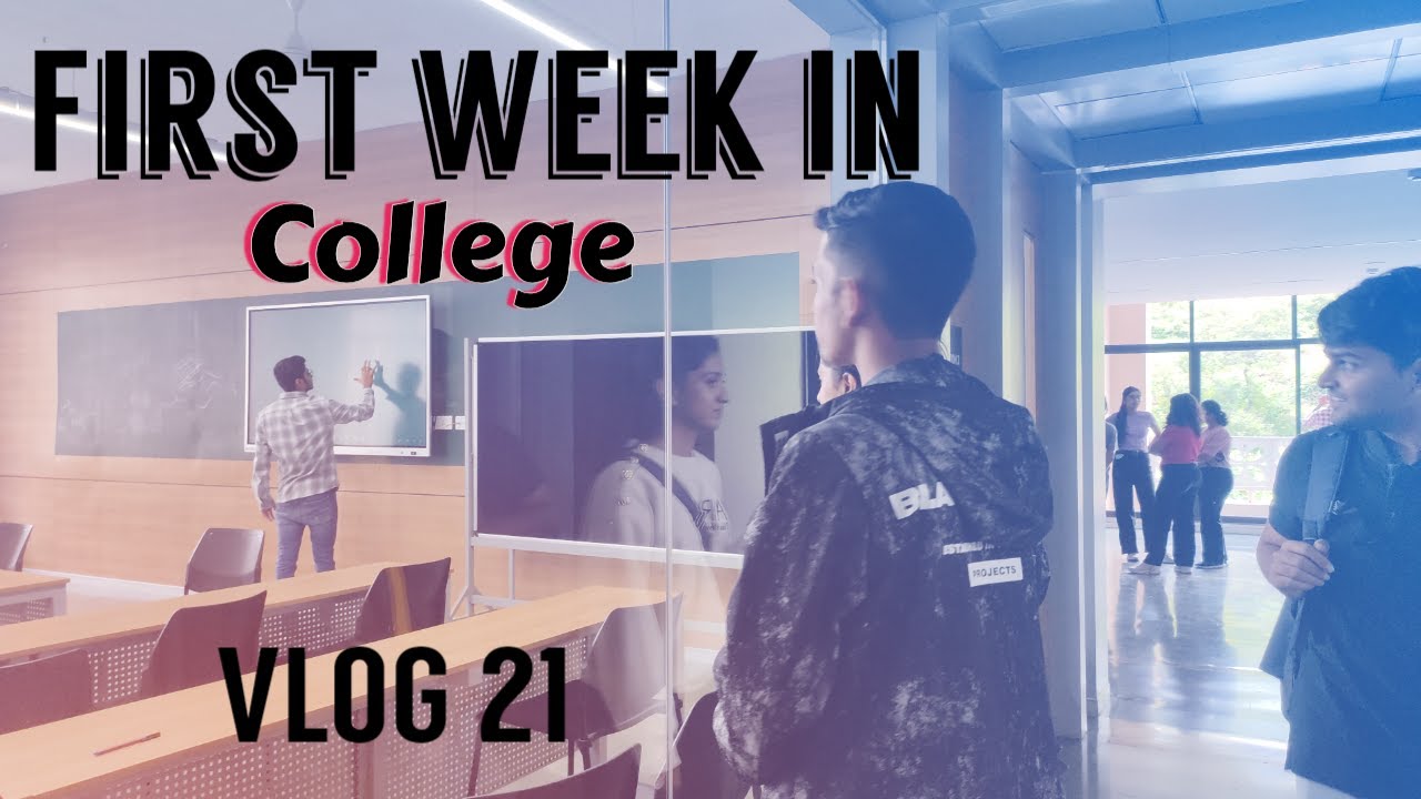 VLOG 21 | First week in College | 10.08.2023 - YouTube