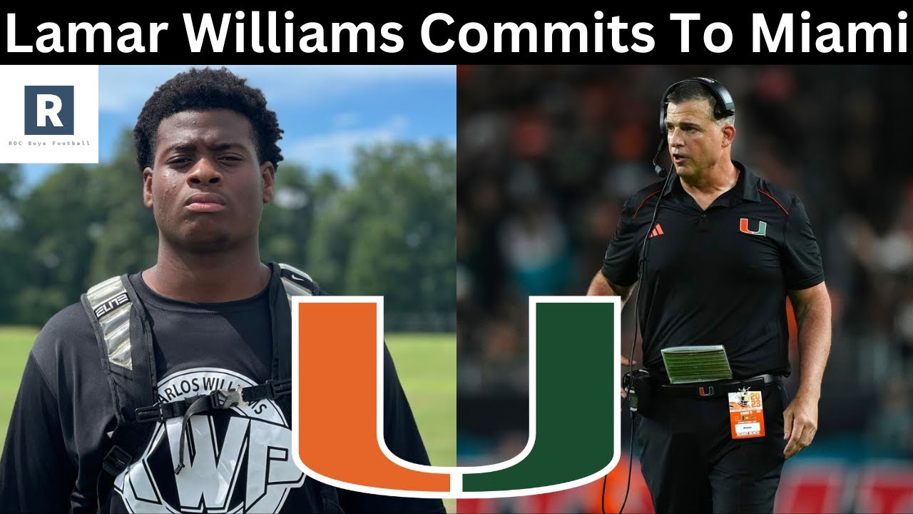 Lamar Williams Commits To Miami | Miami Hurricanes Football Recruiting ...