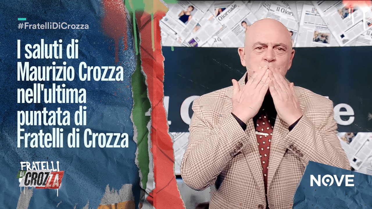 I saluti di Maurizio Crozza nell'ultima puntata di Fratelli di Crozza ...