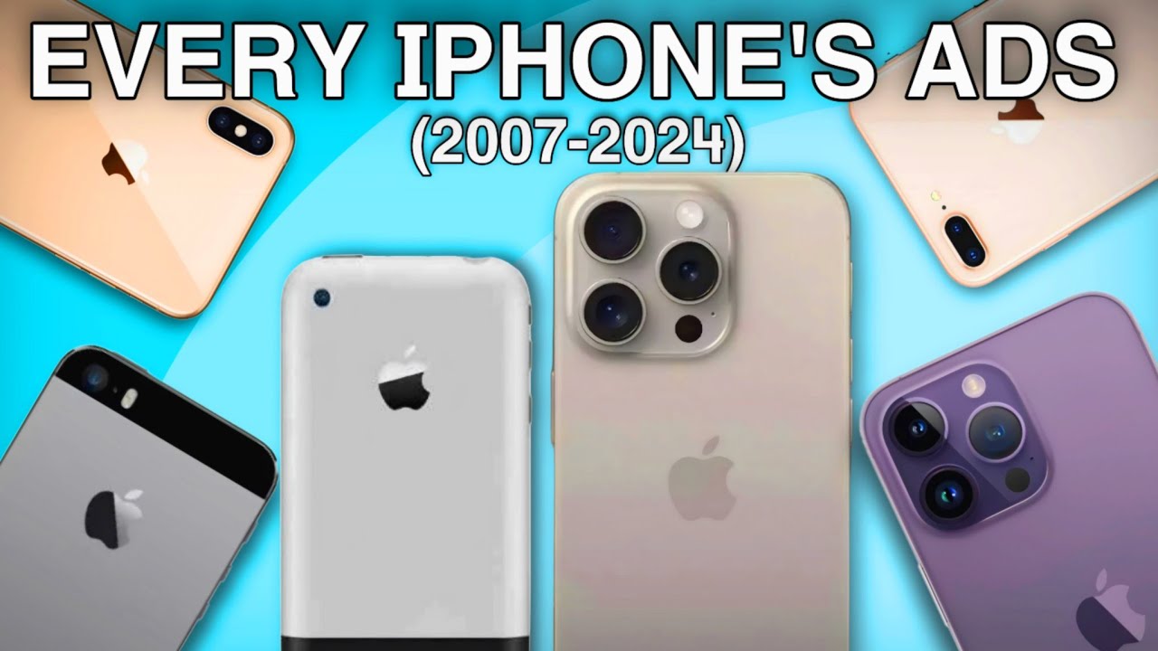 Every iPhone Commercials or Ads : 2007-2024 - YouTube