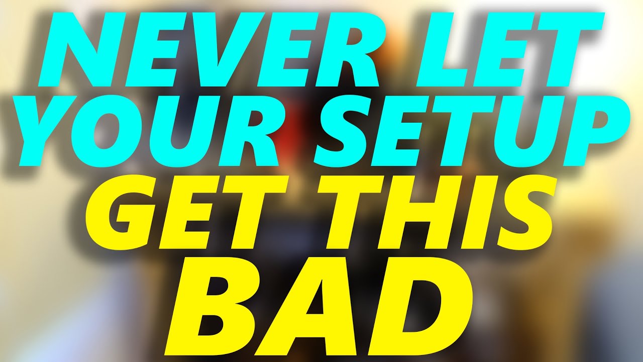 Never Let Your Electronic Music Setup Get This Bad! - YouTube