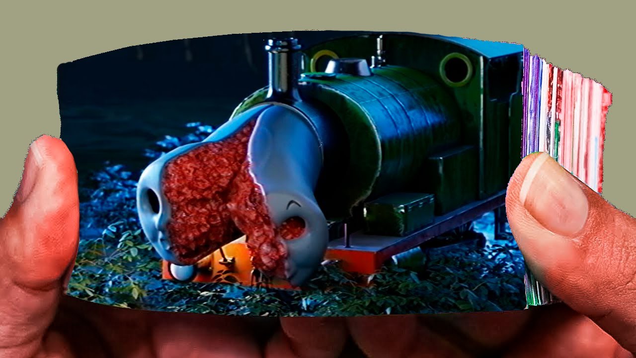 Thomas and Secret - Cursed Percy Tank Engine | Flipbook - YouTube