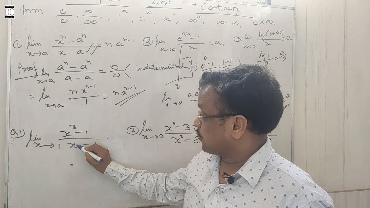 [PART 1]Limits and Derivatives for Class 11th by Dr. D.C Agrawal - YouTube