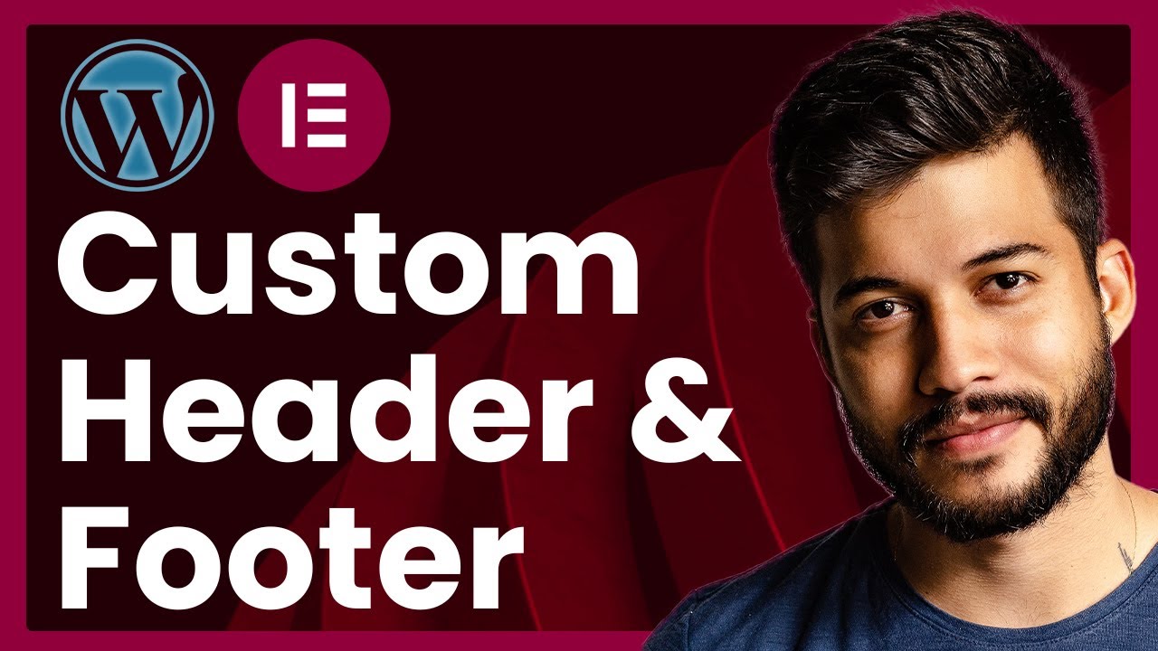 How To Make Custom Header And Footer In Elementor Step By Step Youtube