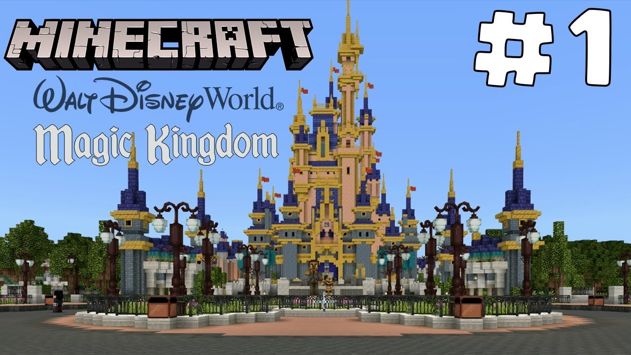 Minecraft | WDW MAGIC KINGDOM ADVENTURE!!! - YouTube