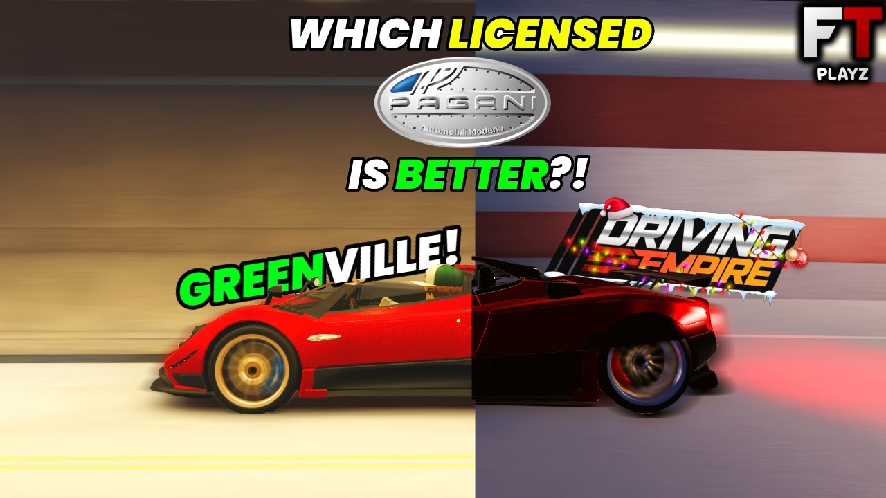 WHICH LICENSED PAGANI HAS BETTER CAR MODEL?! (Greenville or Driving ...