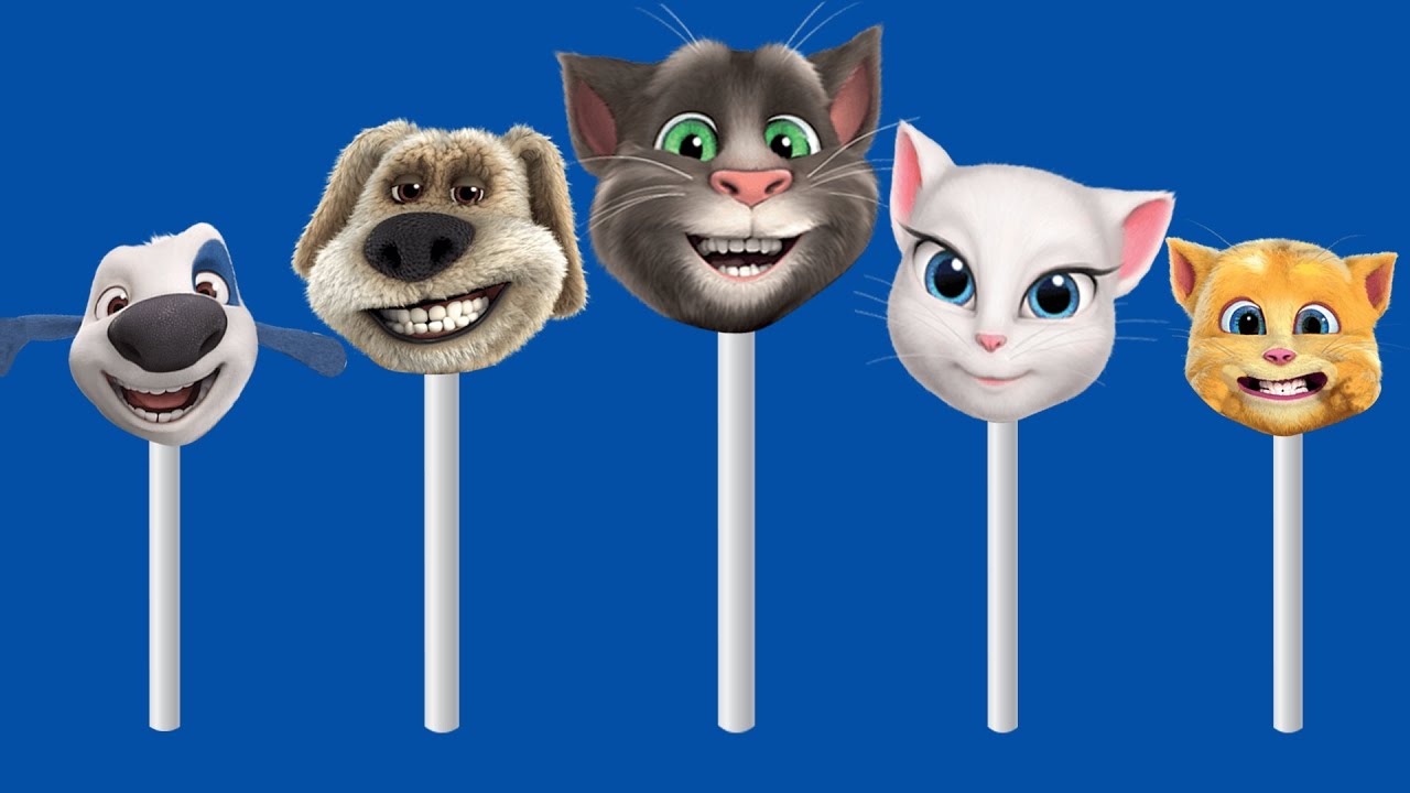 Talking Tom and Friends Finger Family Nursery Rhymes Collection | Kid ...