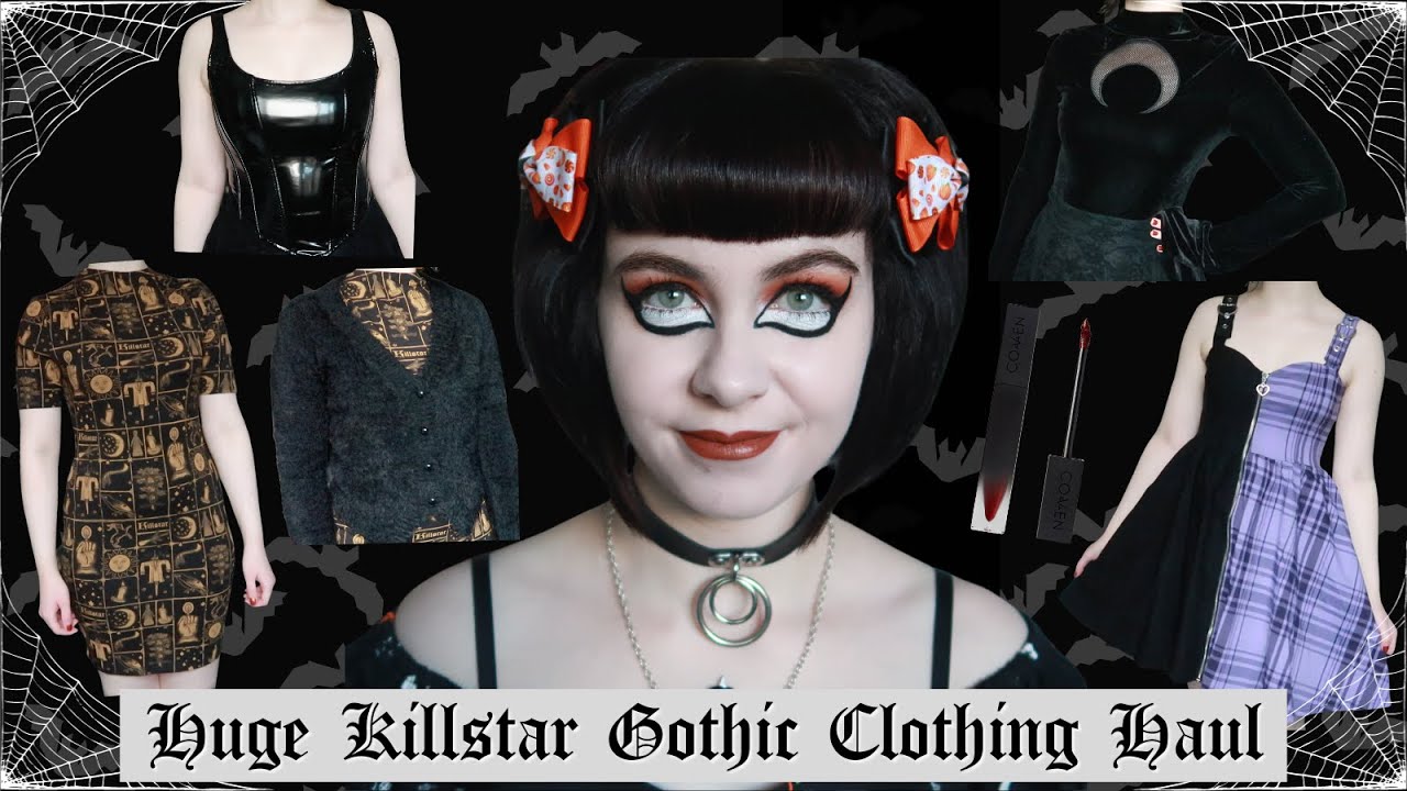 HUGE KILLSTAR HAUL | GOTHIC ALTERNATIVE CLOTHING | GOTH DRESSES, TOPS & COSY CARDIGAN - YouTube
