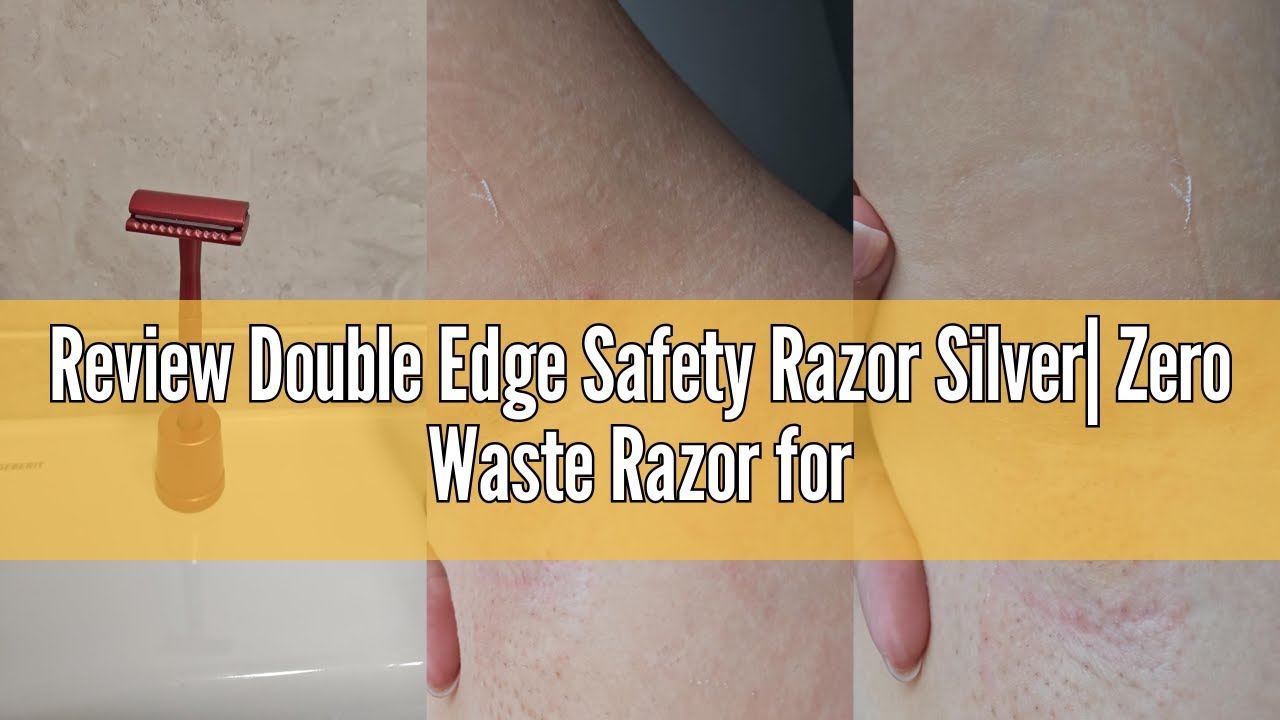 Review Double Edge Safety Razor Silver| Zero Waste Razor for Men and Women | Safety Razor Eco ...