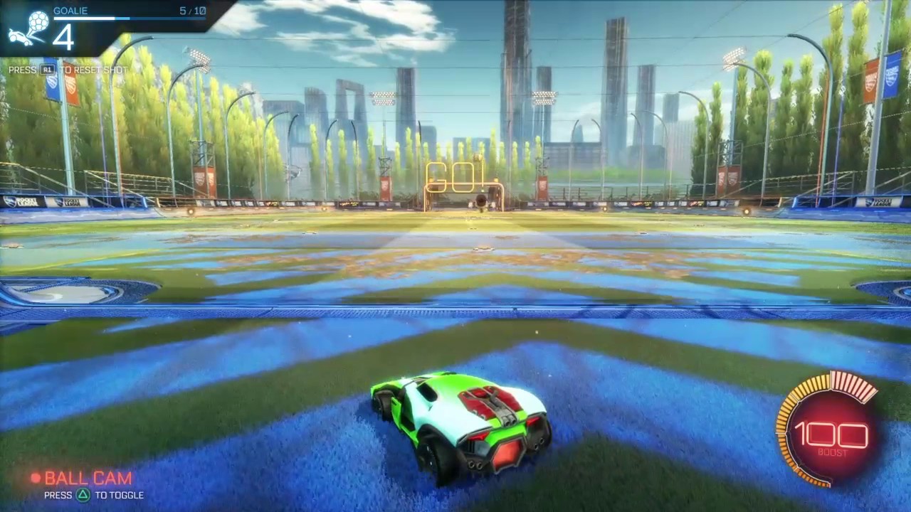 First try!-Rocket League Training - YouTube