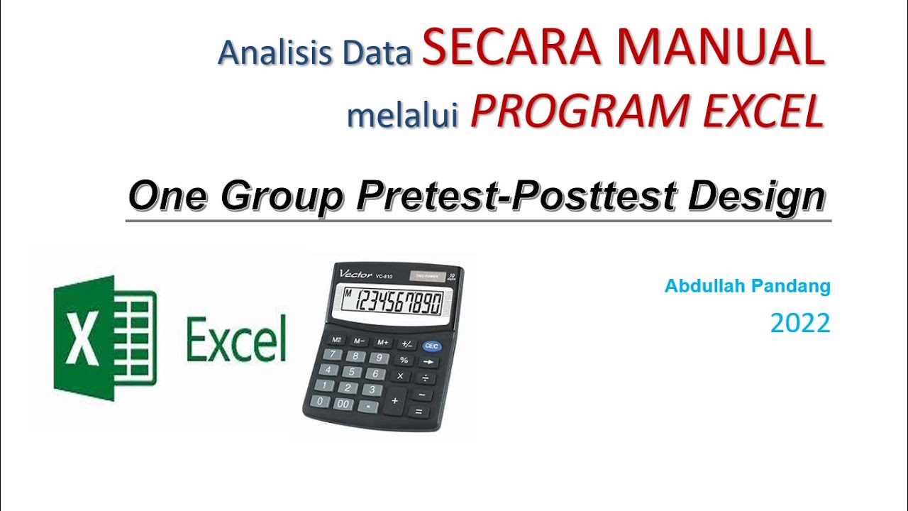 Analisis Data Uji t Kelompok Berpasangan SECARA MANUAL pd Penelitian ...