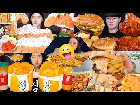 *ASMR* ULTIMATE MUKBANG BIG BITE COMPILATION || EATING SOUNDS ...