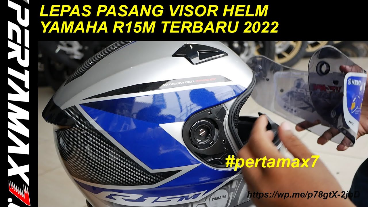 Cara Lepas Pasang Visor Helm Yamaha R15M YF-N4 MotoGP Version R Concept ...