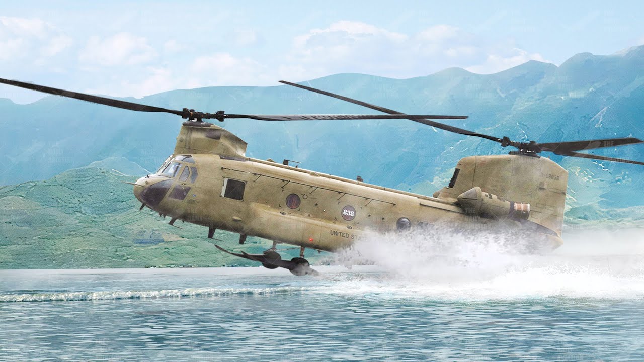 How US Massive CH-47 Perform Discreet Special Force Insertion Near ...