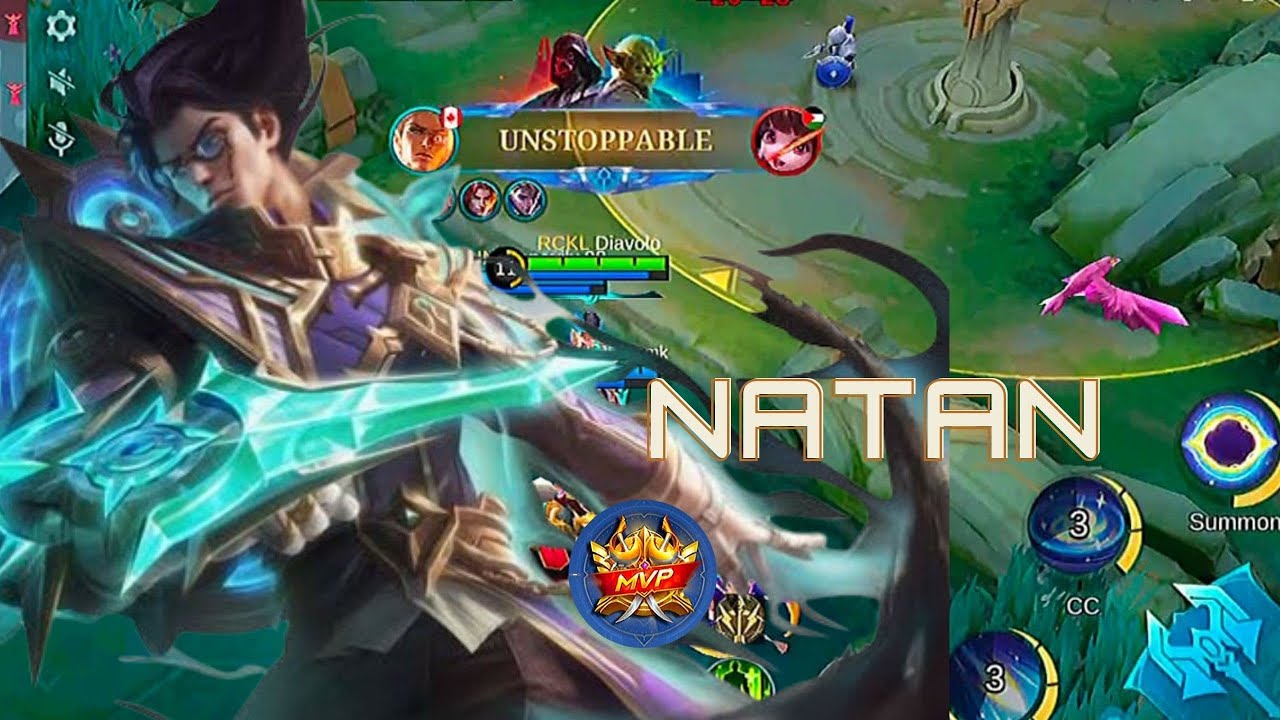 NATAN | SOLO PLAYER | MOBILE LEGENDS GAMEPLAY - YouTube