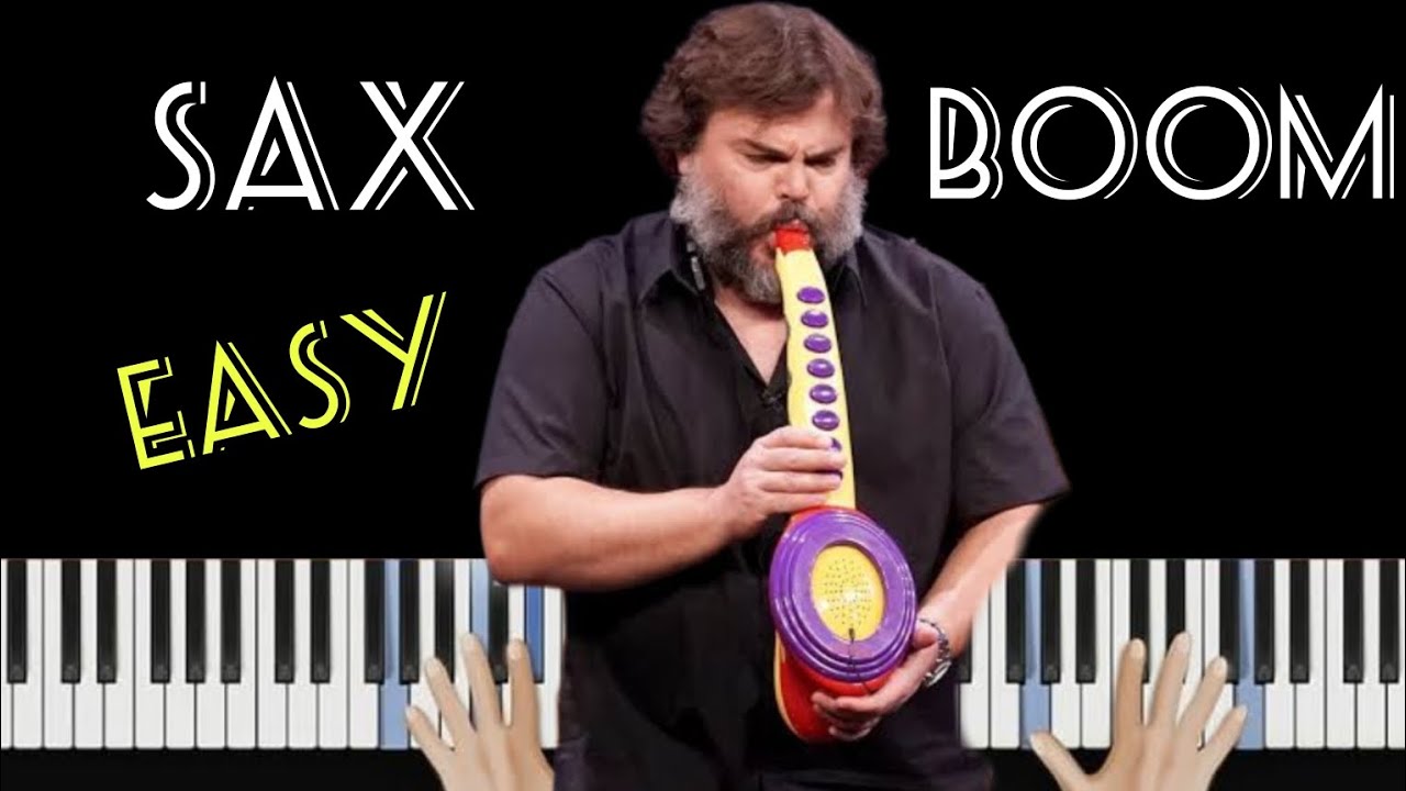 JACK BLACK SAX O BOOM | PIANOCOVER | WEIRD INSTRUMENT - YouTube