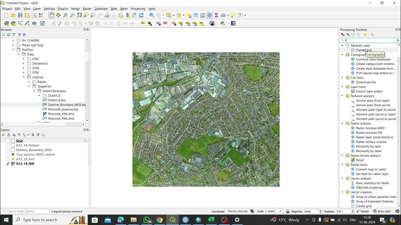How to create Fishnet in QGIS #fishnet #qgis #RGB - YouTube